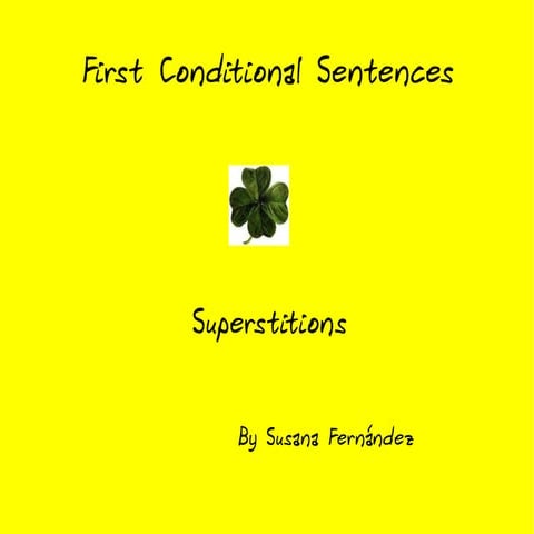 First conditional | ODP