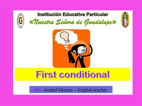 First Conditional English | PPT