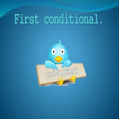 First conditional | PPTX