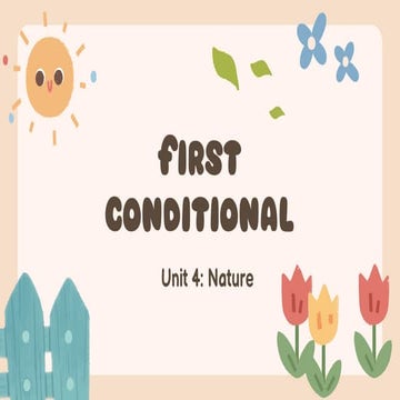 First conditional and activities using it | PDF