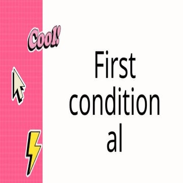 First conditional | PPTX