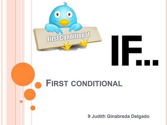 First conditional | PPTX
