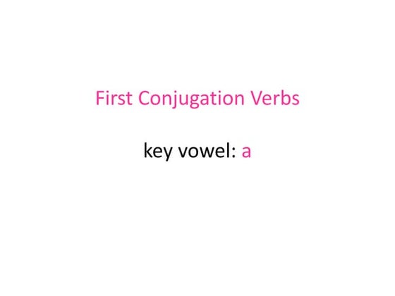 Second Conjugation Verbs | PDF