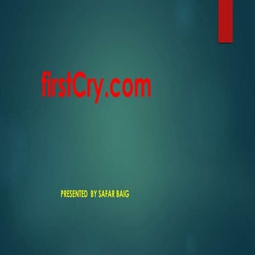 First cry | PPTX