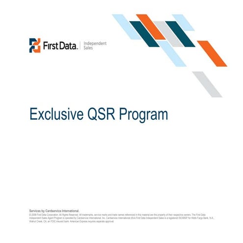 First Data QSR | PDF
