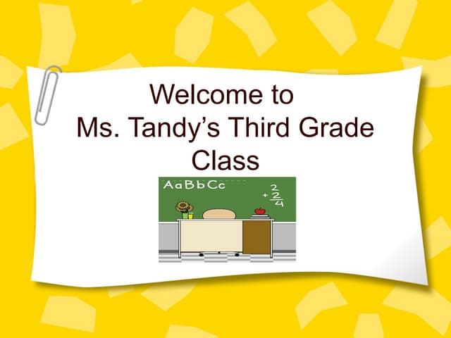 First Day of School Powerpoint | PPTX