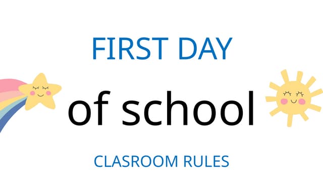 Classroom-Rules for grade -7,8,9,10.pptx | Education