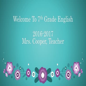 1 st day of school ppt | PPTX