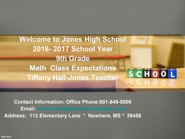 first day of school powerpoint | PPTX