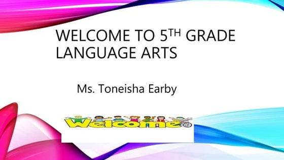 First Day of School Powerpoint | PPTX | Education