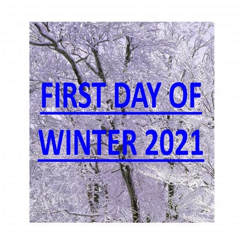 First day of winter 2021 | PPTX
