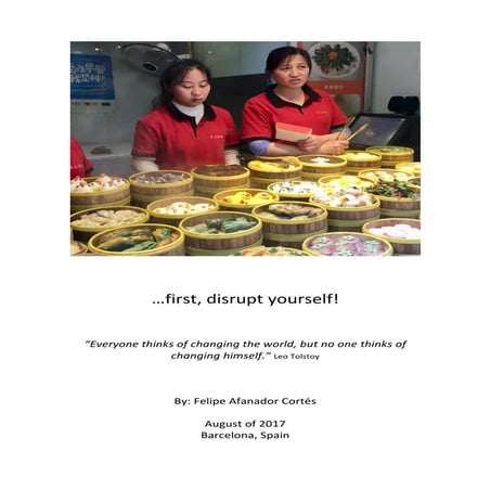 …First, disrupt yourself! | PDF