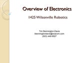 First fare 2011 sensors for frc robots | PPT