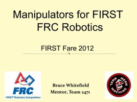 FIRSTFare 2012 Drive Trains | PPT