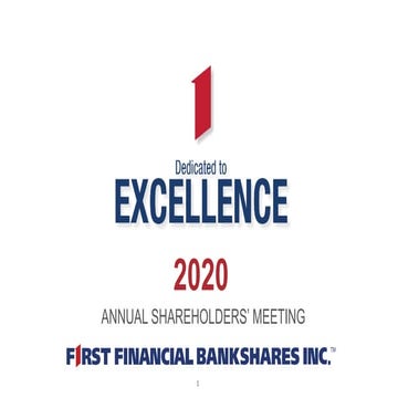2020 FFIN Annual Shareholders Meeting | PPTX
