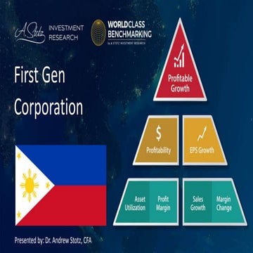 World Class Benchmarking: First Gen Corporation (FGEN PM) | PPTX