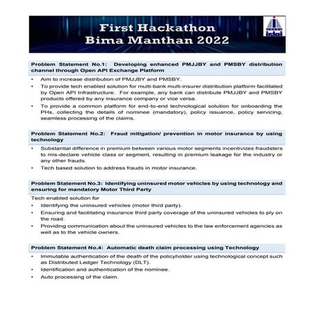 First Hackathon - Bima Manthan 2022 - FINAL.pdf