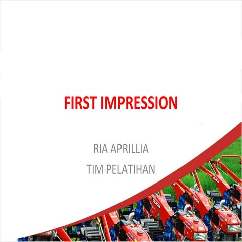 First impression | PPT