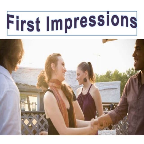 Everyday English: First impressions Part 1 | PPTX