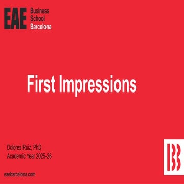 FIRST IMPRESSIONS IN BUSINESS ENGLISH LESSON | PPTX