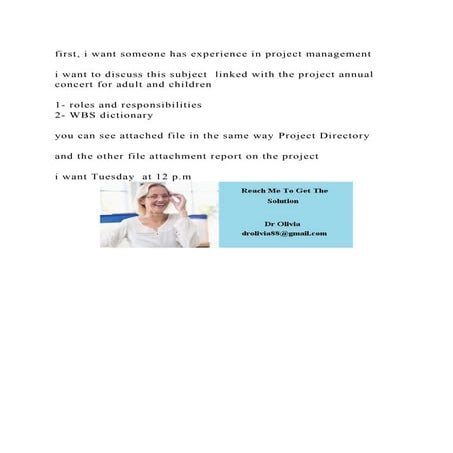 first, i want someone has experience in project management i wan.docx