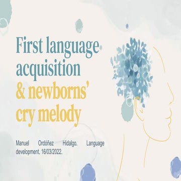 First language acquisition | PPTX