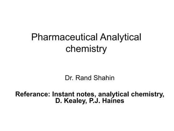 bio analytical method validation usfda guidlines | PPTX | Pharmaceutical Industry | Industries