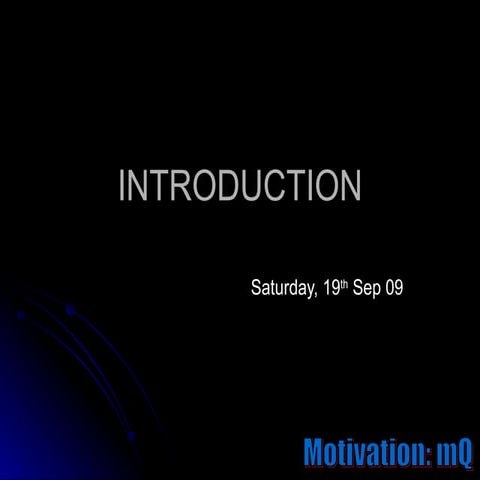 First Lecture Of Motivation | PPT
