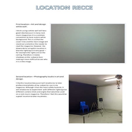 location recce | PDF