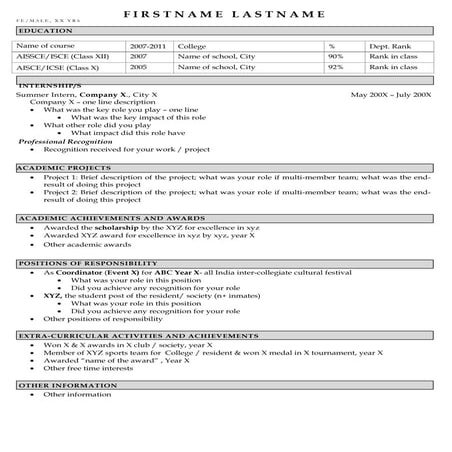 Firstname+lastname rollno college_cv | DOC