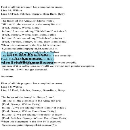 First Of All This Program Has Compilation Errorsline 14 Wilmalpdf 6654