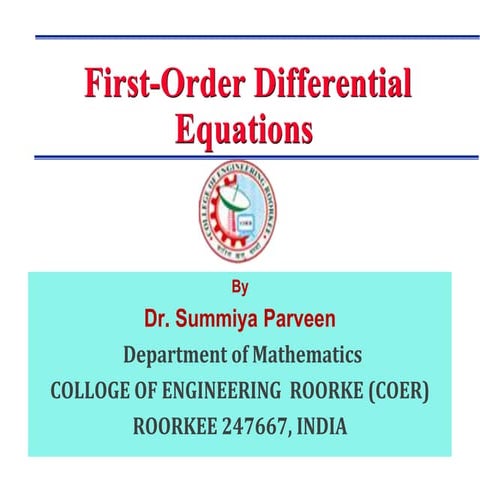 First_Order_Differential_Equations_PPT.ppt