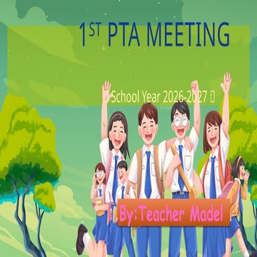 Comprehensive PTA Meeting for School Year 2026-2027: Policies, Grading ...