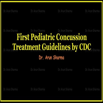 Concussion treatment guidelines pediatrics | PDF