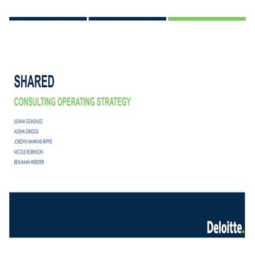 SIEML Deloitte Case Competition 2015 | PPTX | Business Administration | Business