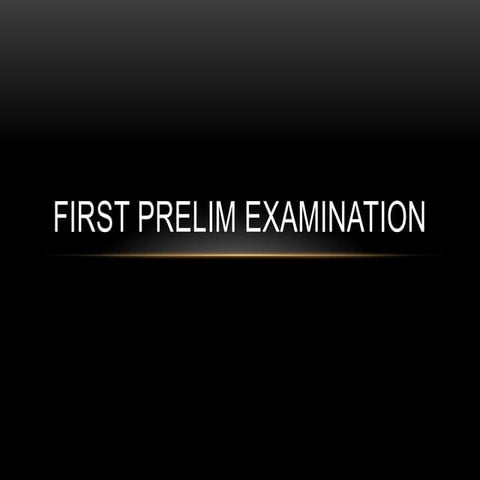 FIRST PRELIM EXAMINATION FOR SCIENCE 10.pptx