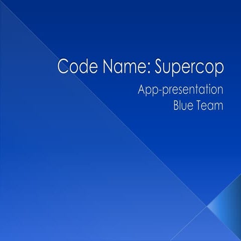 First presentation | PPT