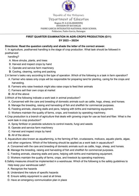 TLE 8 caregiving exam answer key.docx