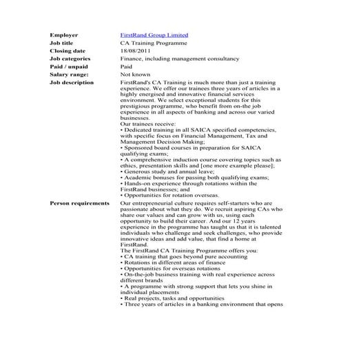 First rand group | DOC