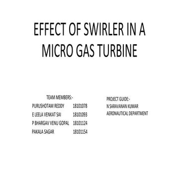 FIRST REVIEW OF SWIRLER -1.pptxmanure and india | PPTX
