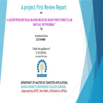 FIRST REVIEW PPT-PENDEKANTI HARIKA(222T1F00B8)..pptx