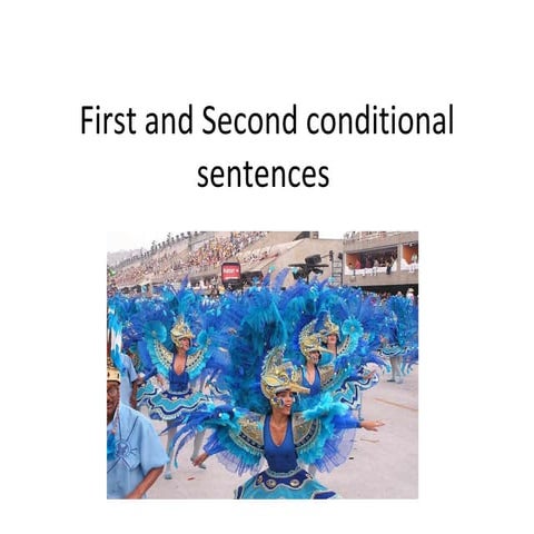 First Second Conditionals | PPT