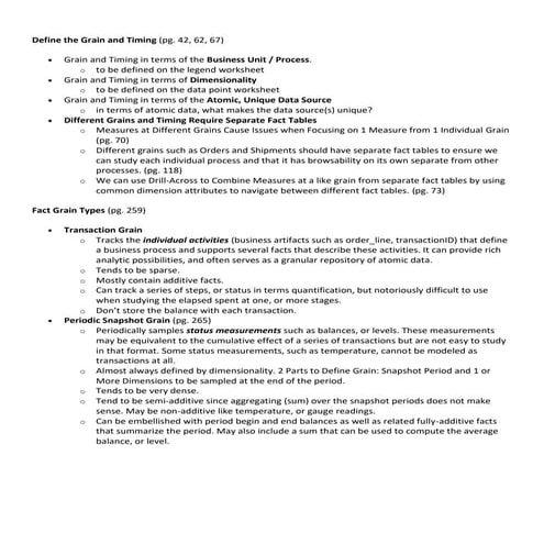 First Steps to Define Grain | PDF