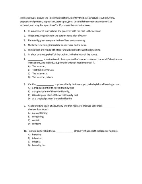 Parallel comparatives | PDF