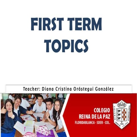 First term topics | PPT