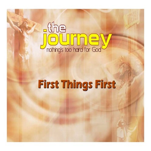 First Things First | PDF