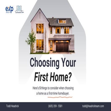 Your First Home: A Comprehensive Guide for First-Time Buyers | PDF