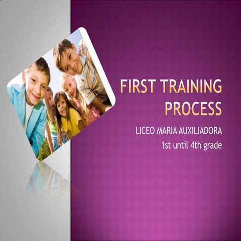 Montserrat's First training process | PPT