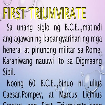 FIRST TRIUMVIRATE.pptx