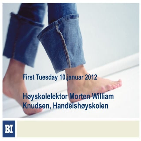 First Tuesday BI | PPT